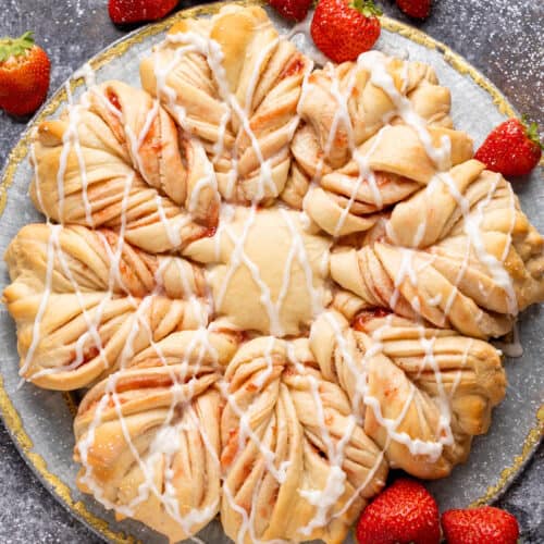 Strawberry Cream Cheese Star Bread