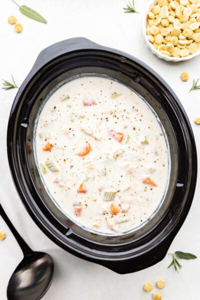 Slow Cooker Creamy Chicken Soup The Stay At Home Chef